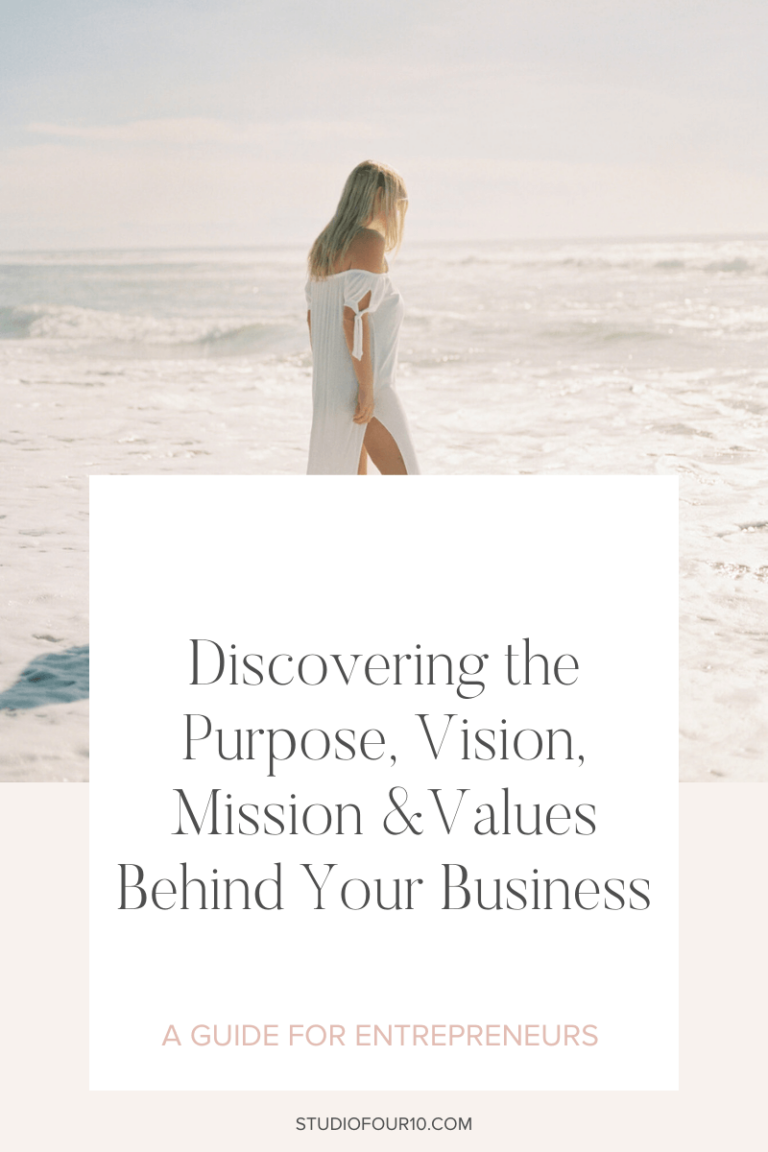 Discovering the Purpose, Vision, Mission and Values behind Your ...